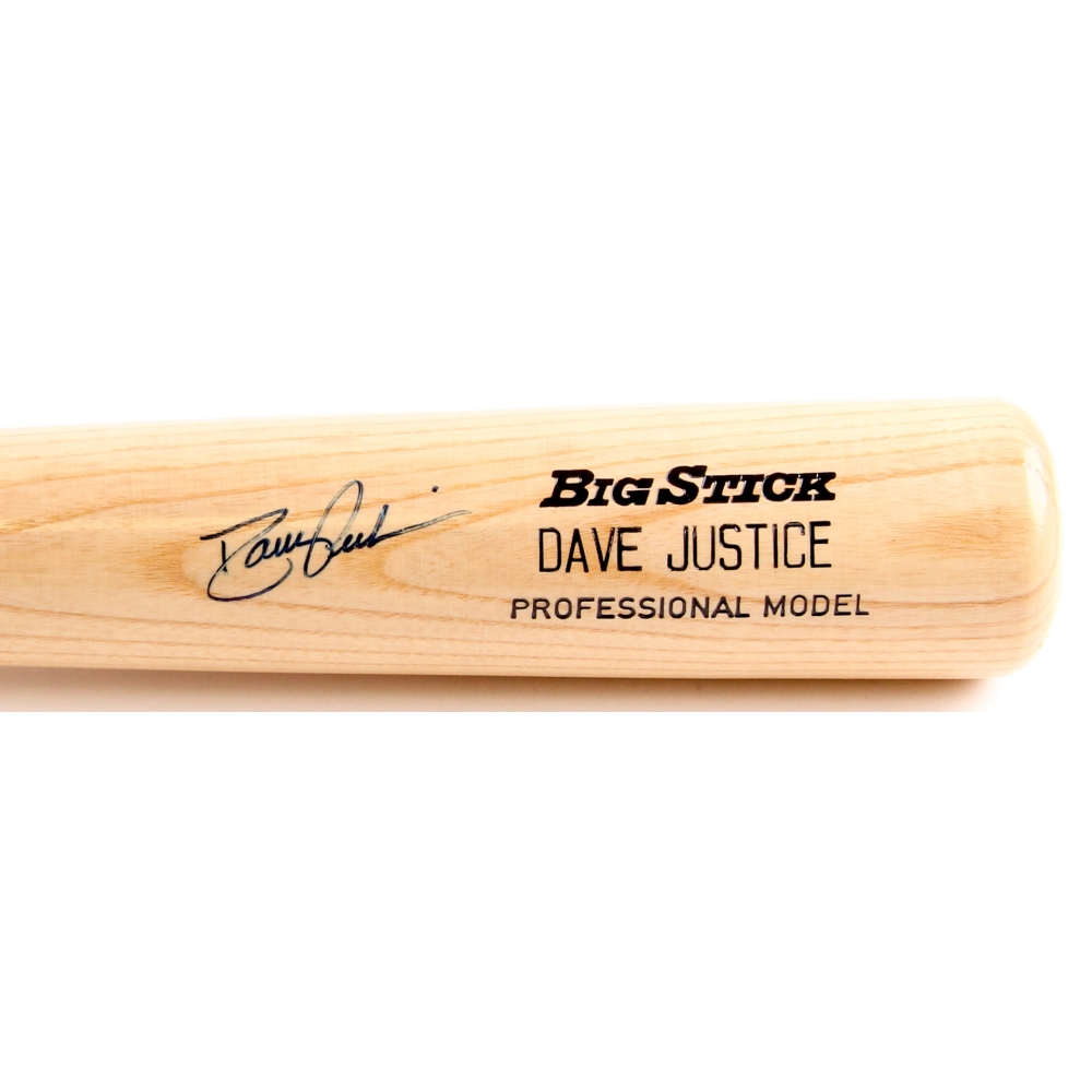 Dave Justice Signed Rawlings Big Stick Adirondack Player Model (JSA COA ...