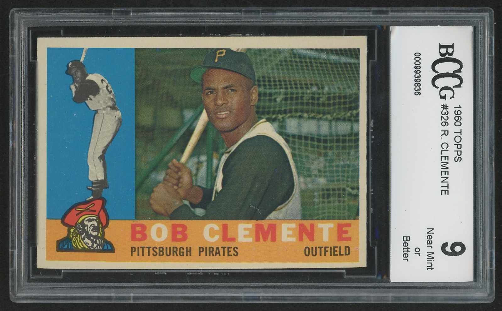 1960 Topps #326 Roberto Clemente (BCCG 9) | Pristine Auction