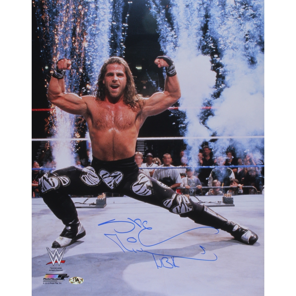Shawn Michaels Signed WWE 16x20 Photo Inscribed "HBK" (MAB Hologram ...