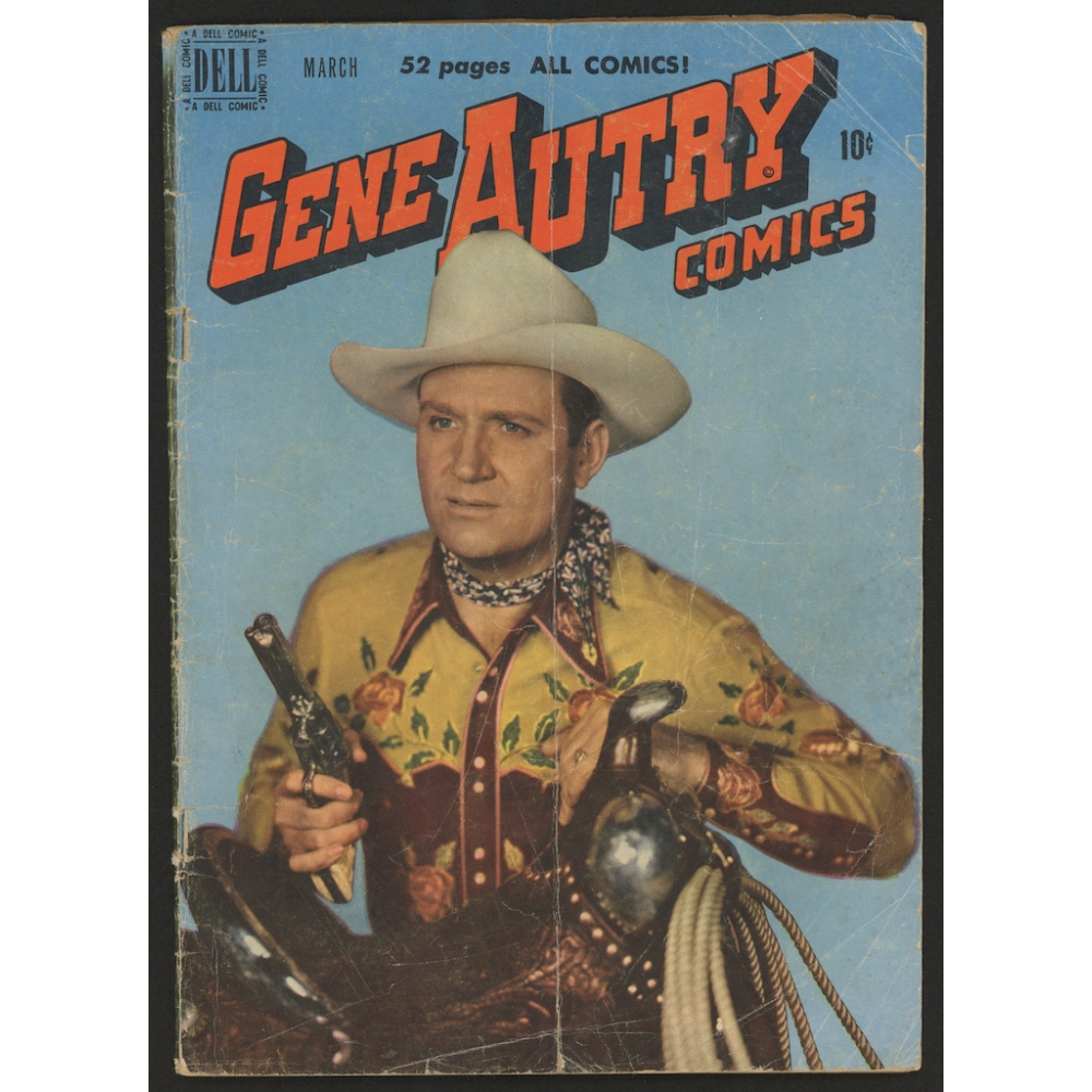 Vintage 1950 "Gene Autry Comics" Dell Comic Book | Pristine Auction