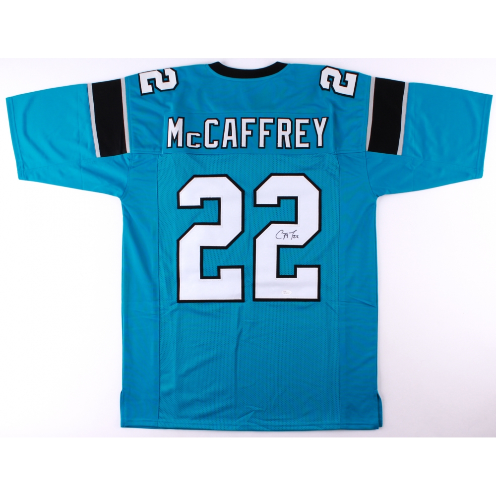 Christian McCaffrey Signed Panthers Jersey (JSA COA) | Pristine Auction