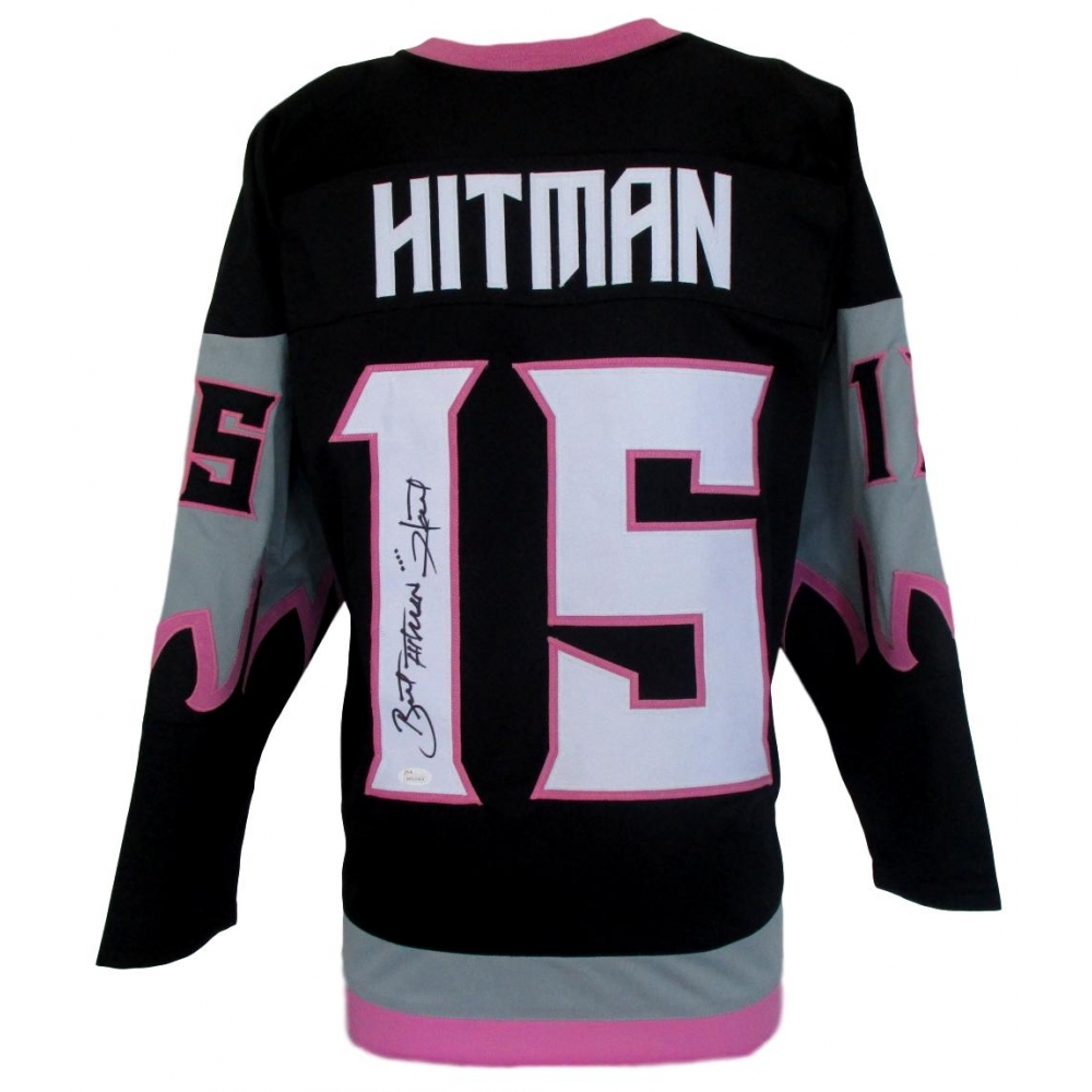 Bret Hart Signed WWE "Calgary Hitmen" Jersey (JSA COA) | Pristine Auction