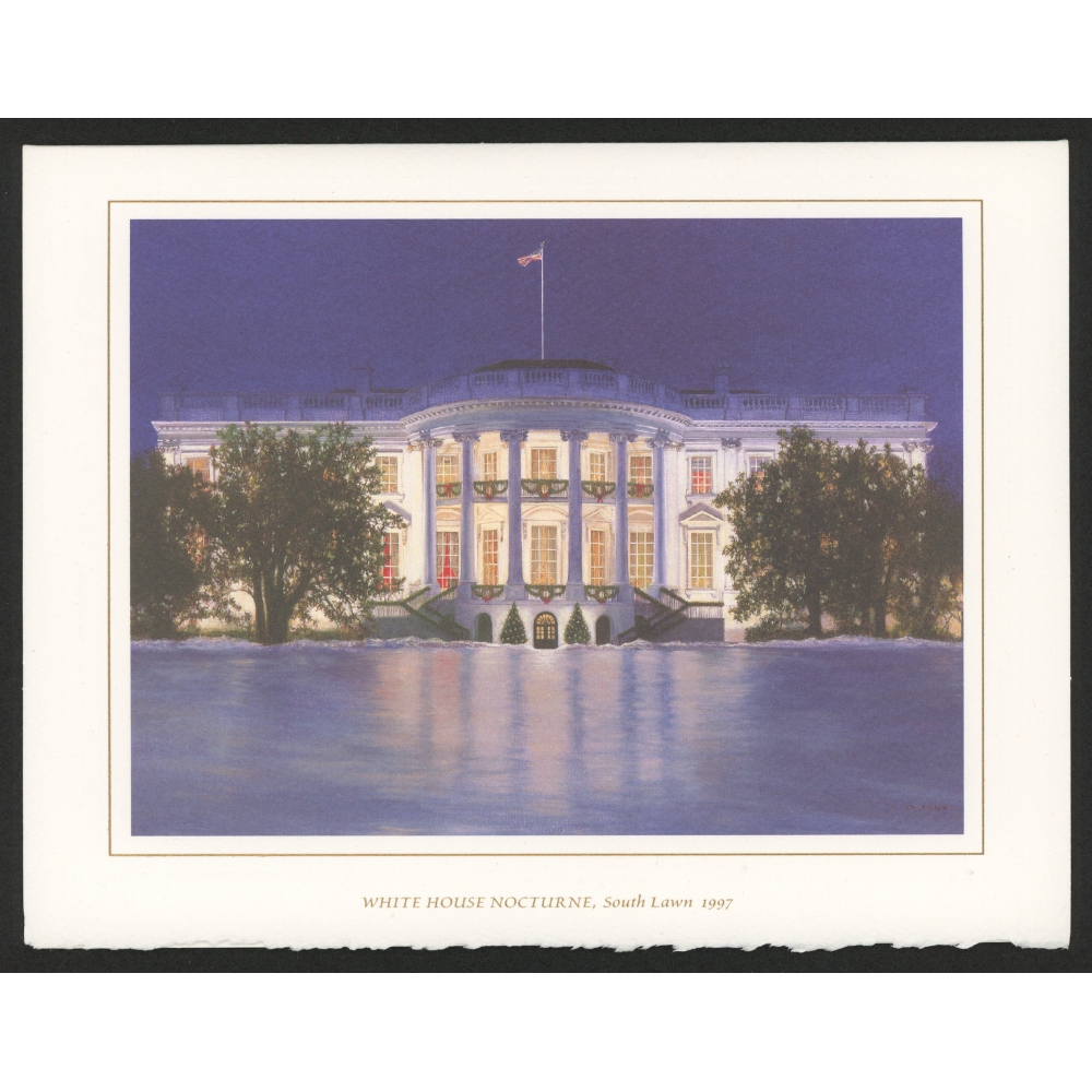Hillary Clinton Signed 5.5" x 7.5" Holiday Card With Full-Name ...