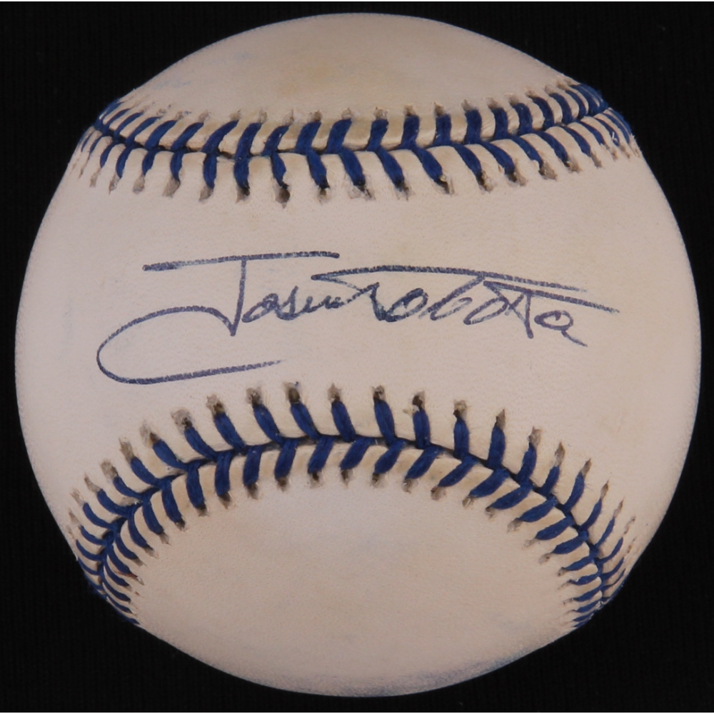 Jose Tabata Signed OAL Yankees Logo Baseball (PSA COA) | Pristine Auction