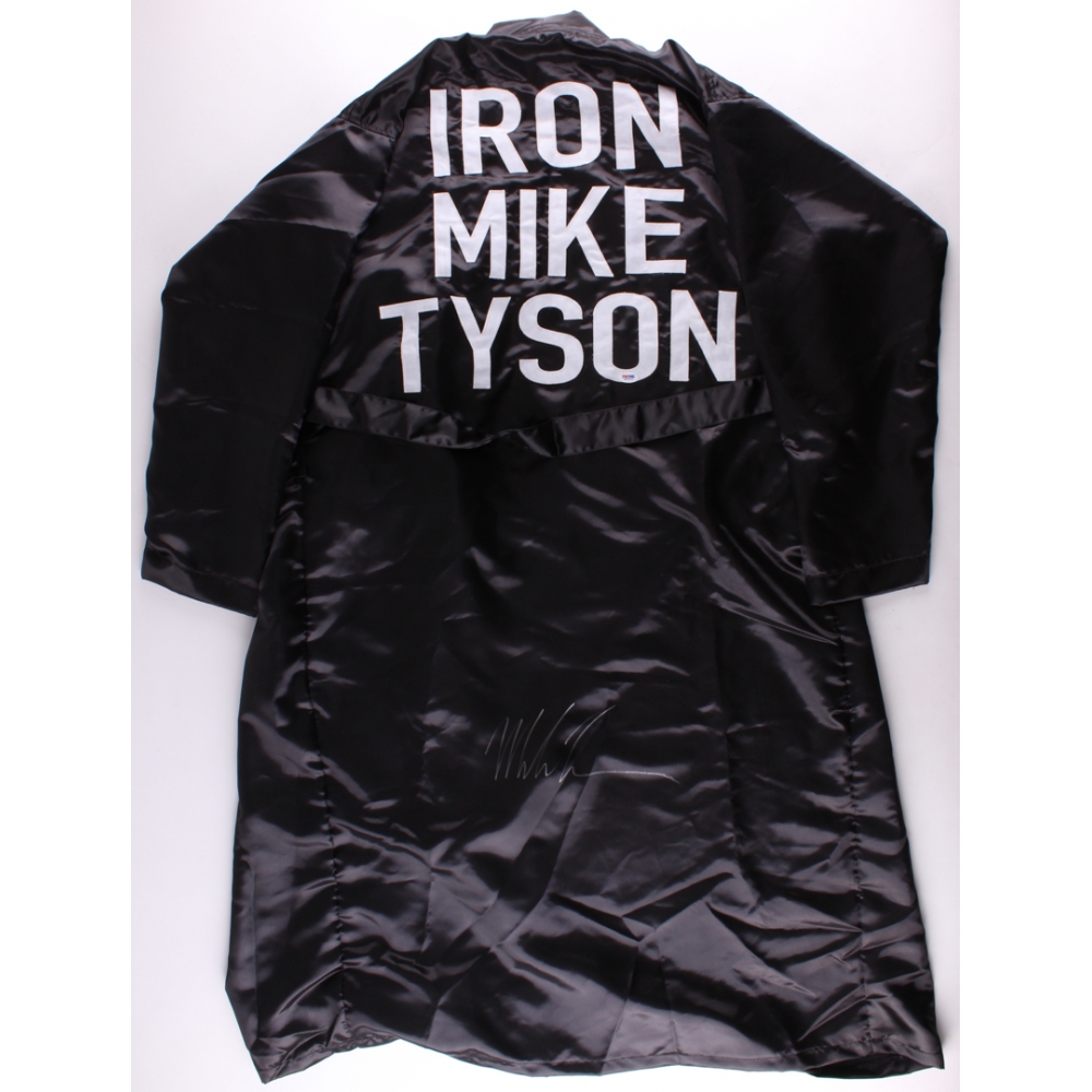 Mike Tyson Signed Fight Model Full Size Boxing Robe (PSA COA ...