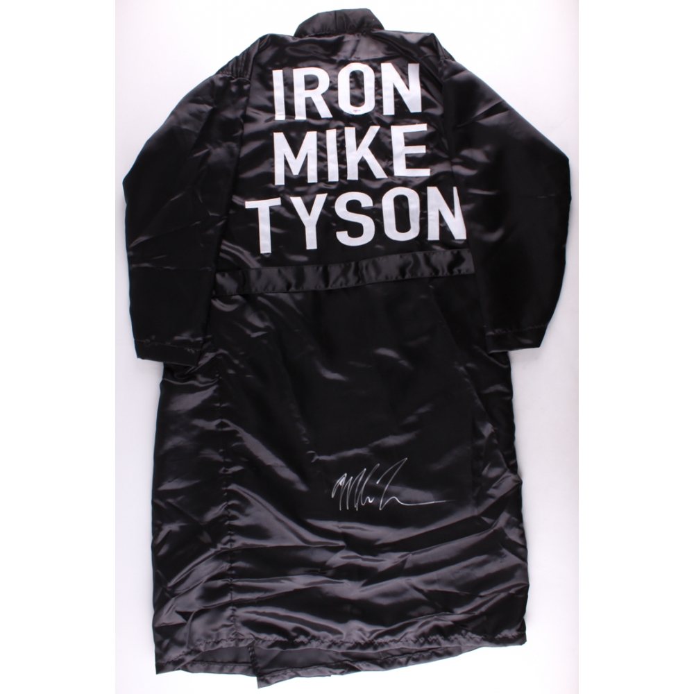 Mike Tyson Signed Fight Model Full Size Boxing Robe (PSA COA ...