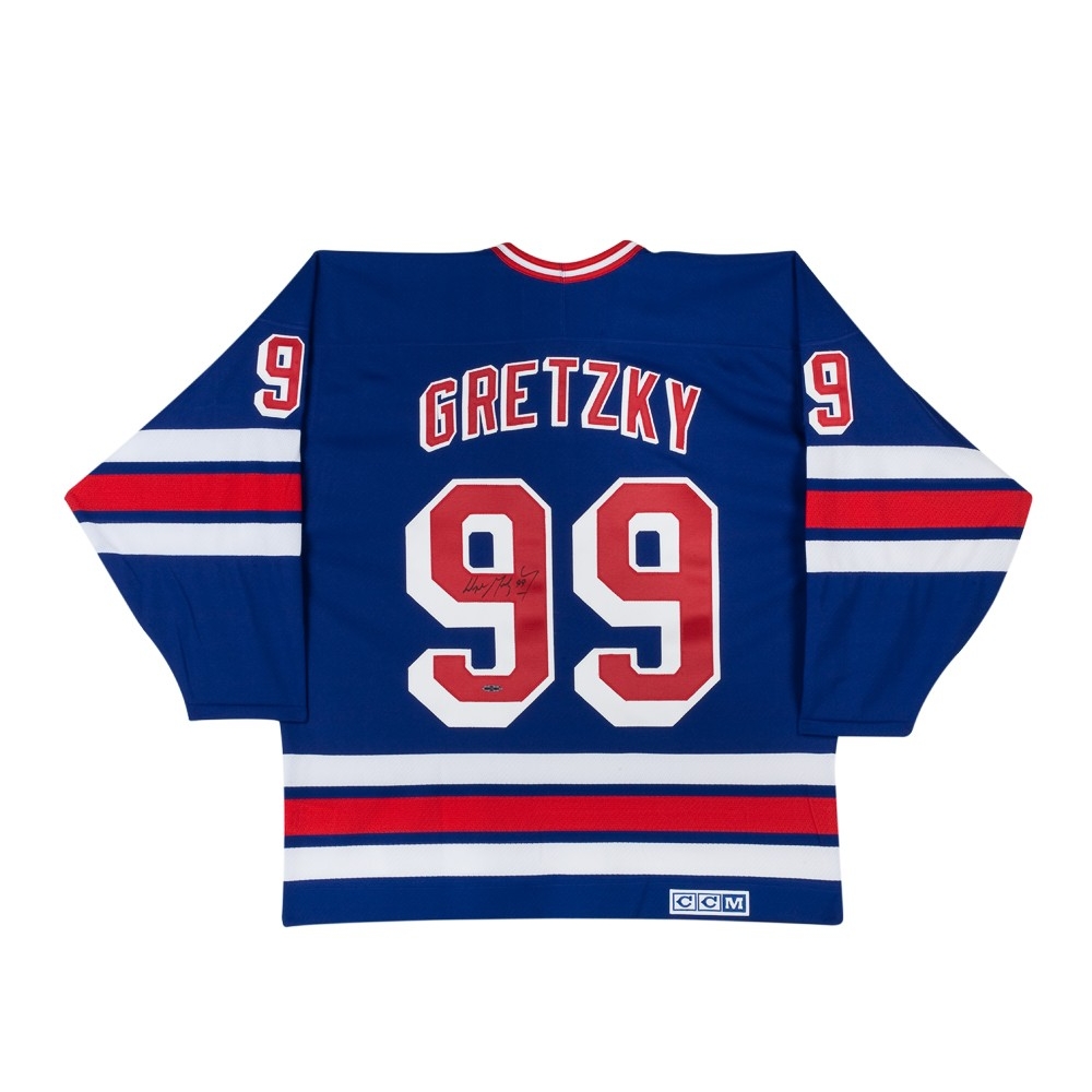 Wayne Gretzky Signed New York Rangers Jersey (UDA COA) | Pristine Auction