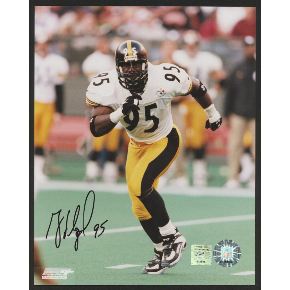 Greg Lloyd Signed Steelers 8x10 Photo (NSD LOA) | Pristine Auction