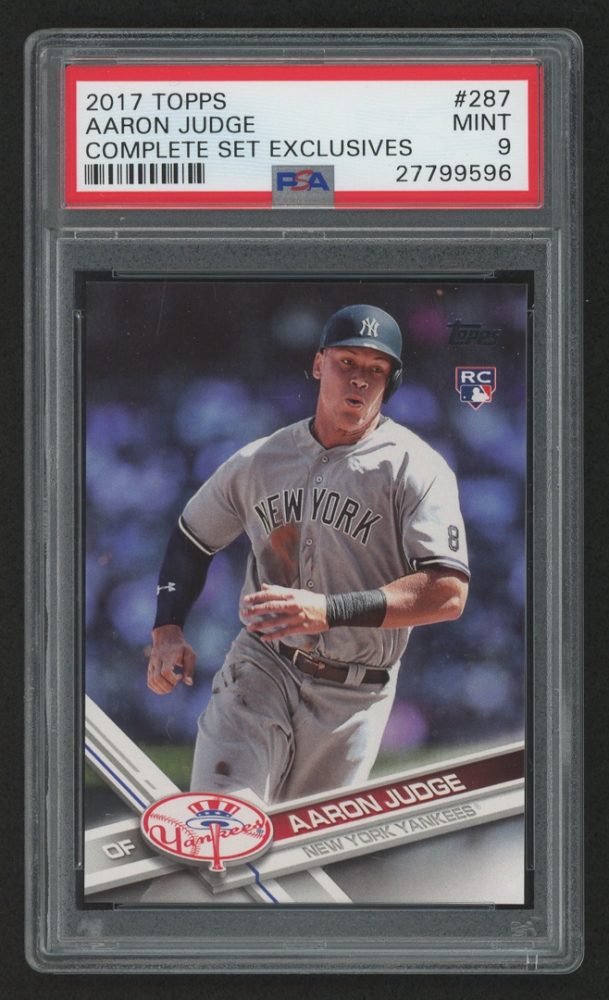 2017 Topps #287 Aaron Judge RC (PSA 9) | Pristine Auction