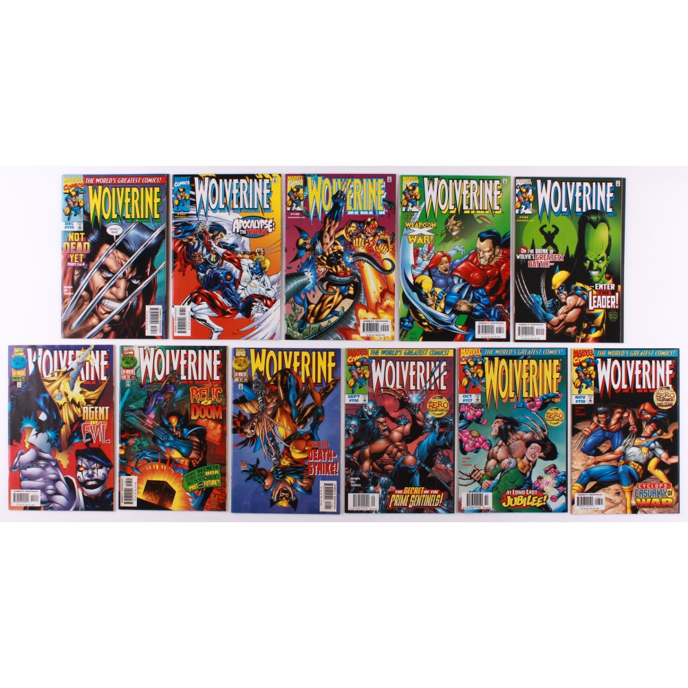 Lot of (11) 1997-2000 Wolverine Marvel Comic Books | Pristine Auction