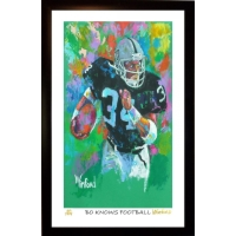 Bo Jackson Raiders "Bo Knows Football" 11x17 Signed Winford Limited ...