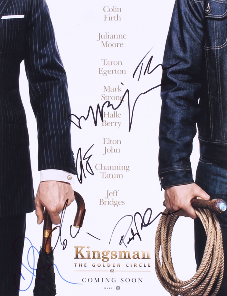 "Kingsman: The Golden Circle" 11x14 Photo Signed by (6) with Halle ...