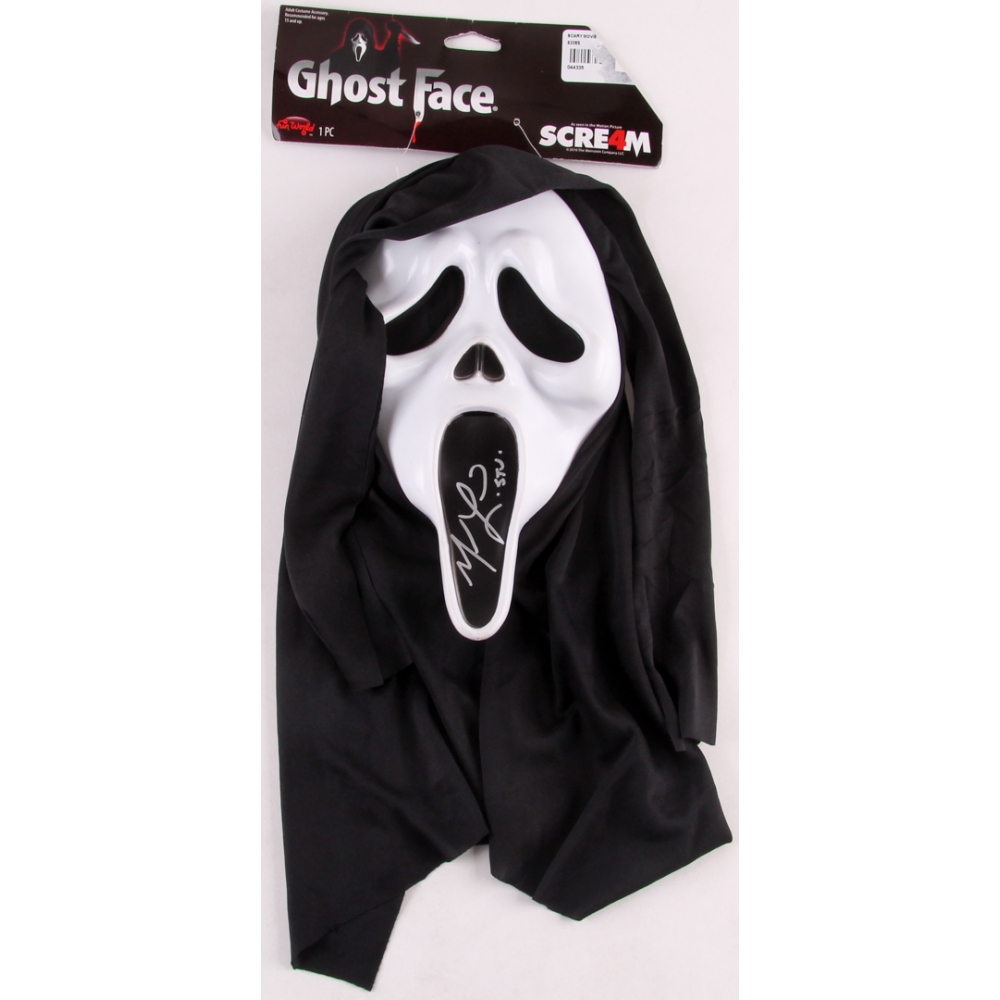 Matthew Lillard Signed Ghostface "Scream" Mask Inscribed "STU" (Legends ...