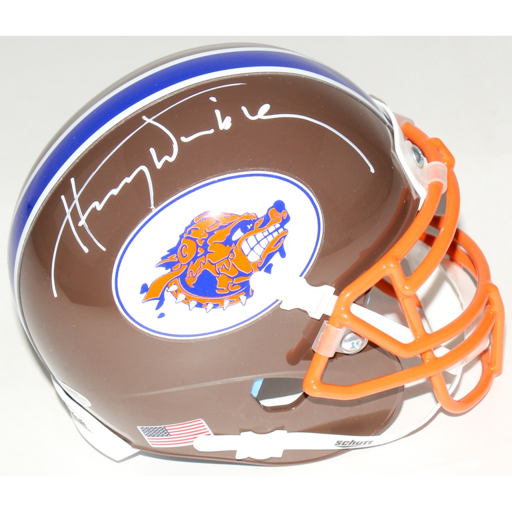 Henry Winkler Signed " Waterboy" Mud Dogs Mini-Helmet (Schwartz COA ...