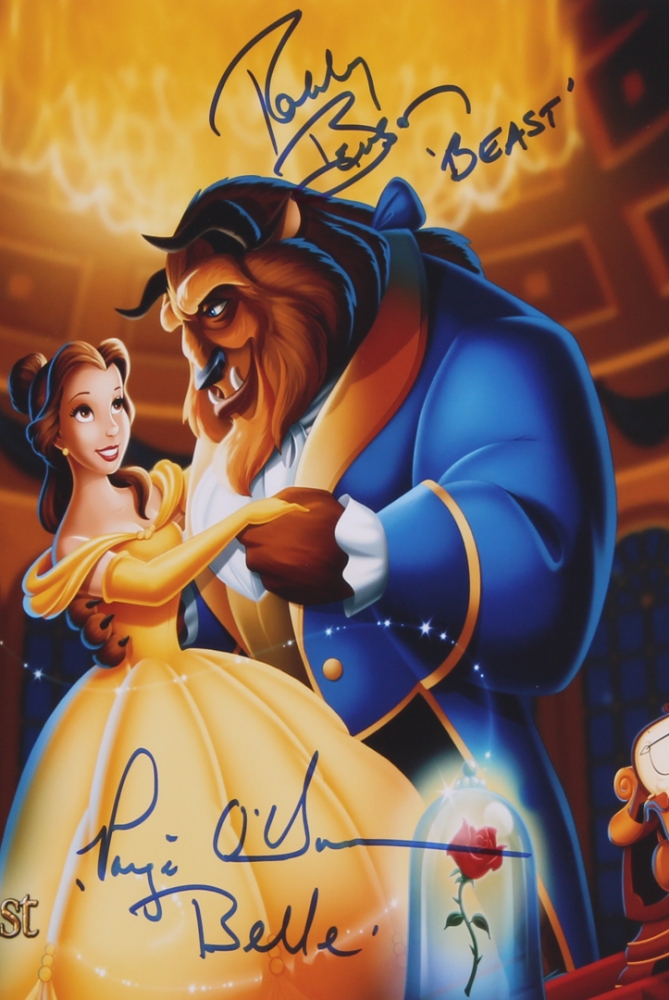 Paige O'Hara & Robby Benson Signed "Beauty And The Beast" 11x14 Photo ...