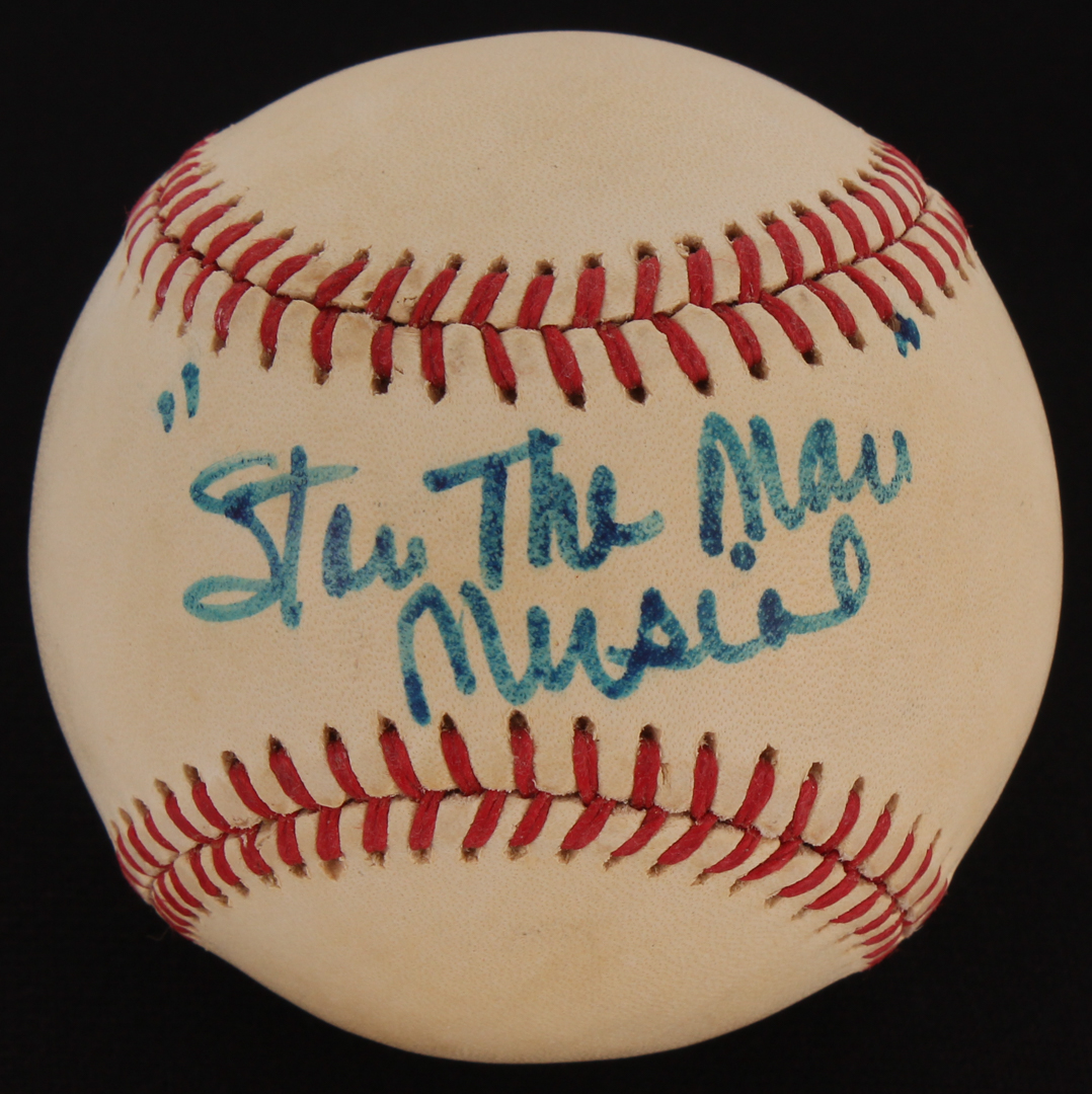 Stan "The Man" Musial Signed ONL Baseball (Hollywood Collectibles COA ...
