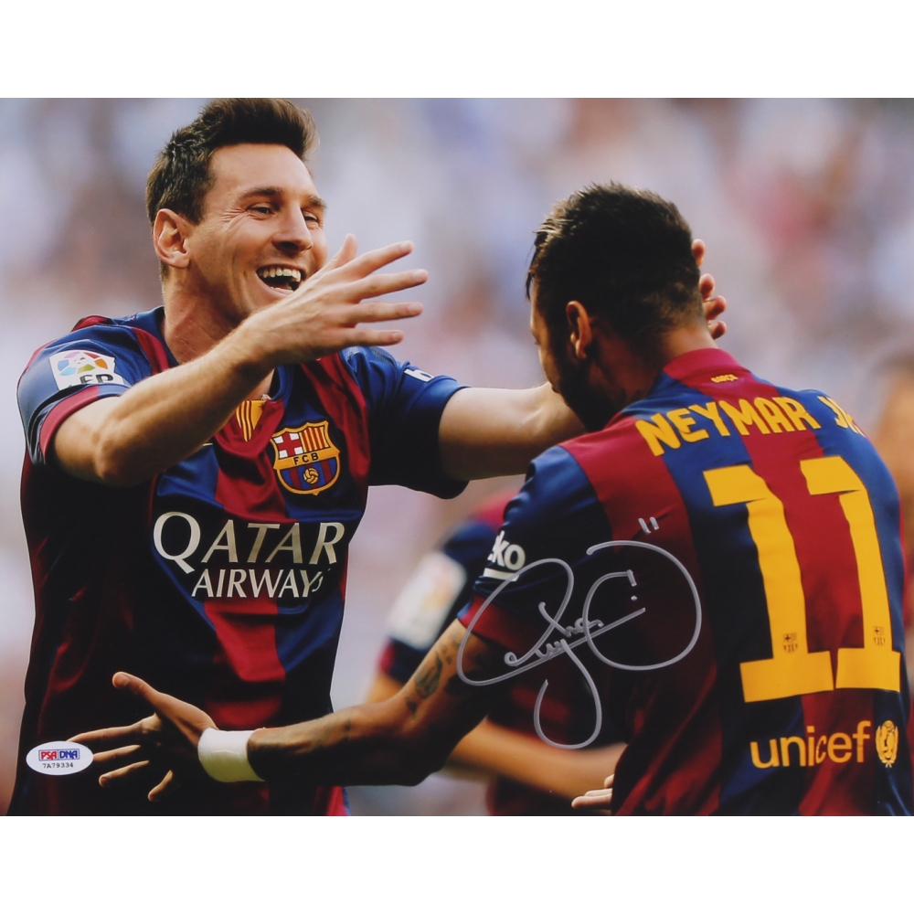 Neymar Signed Barcelona 11x14 Photo (PSA) | Pristine Auction