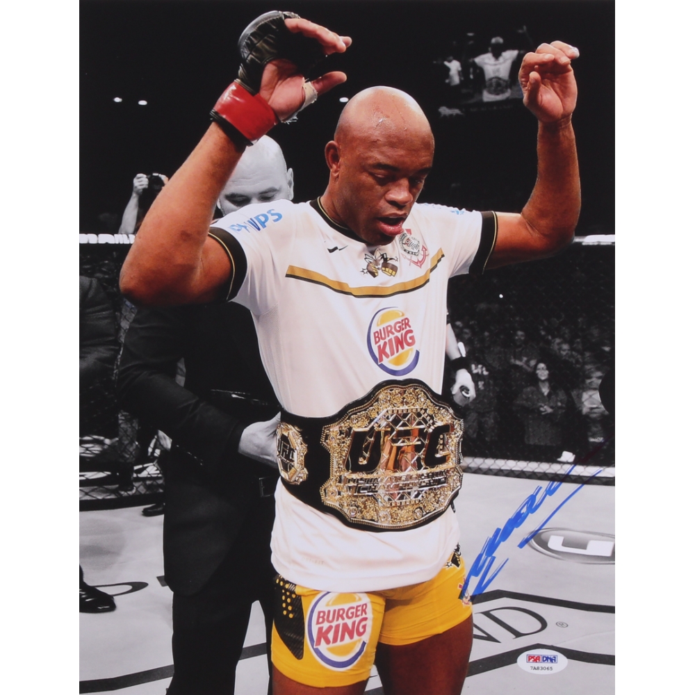 Anderson Silva Signed UFC 11x14 Photo (PSA COA) | Pristine Auction