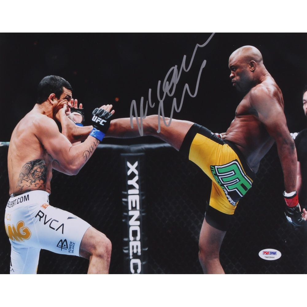 Anderson Silva Signed UFC 11x14 Photo (PSA) | Pristine Auction