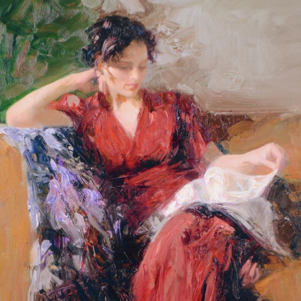 Pino Signed "Resting Time" Limited Edition 24x30 Artist Embellished ...