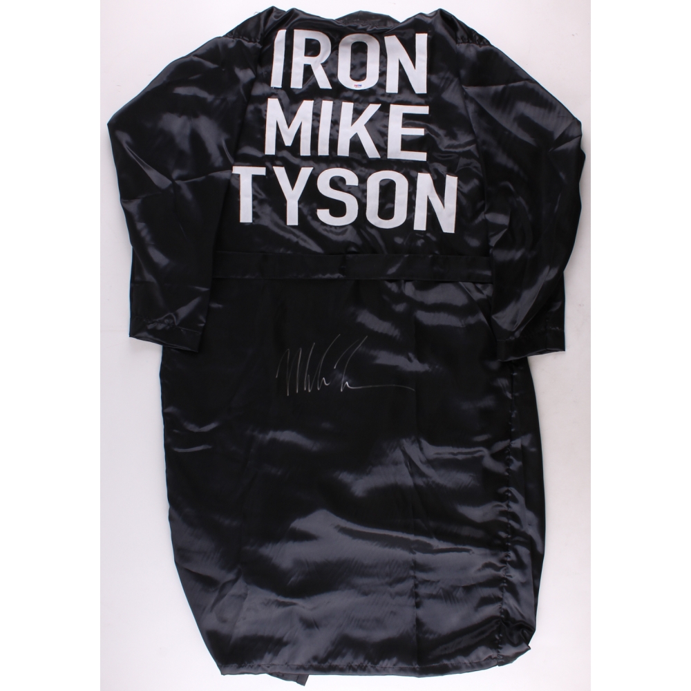 Mike Tyson Signed Fight Model Full Size Boxing Robe (PSA COA ...