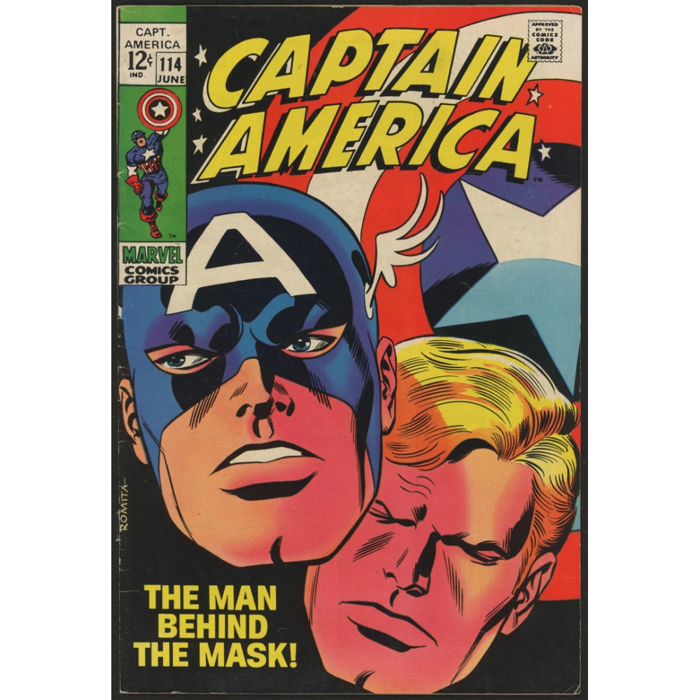 1969 "Captain America" Issue #114 Marvel Comic Book | Pristine Auction