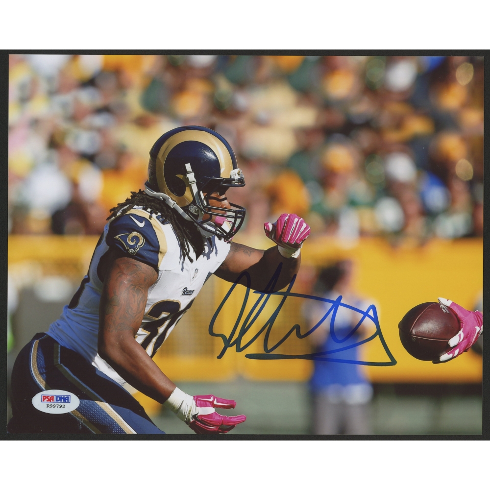 Todd Gurley Signed Rams 8x10 Photo (PSA COA) | Pristine Auction
