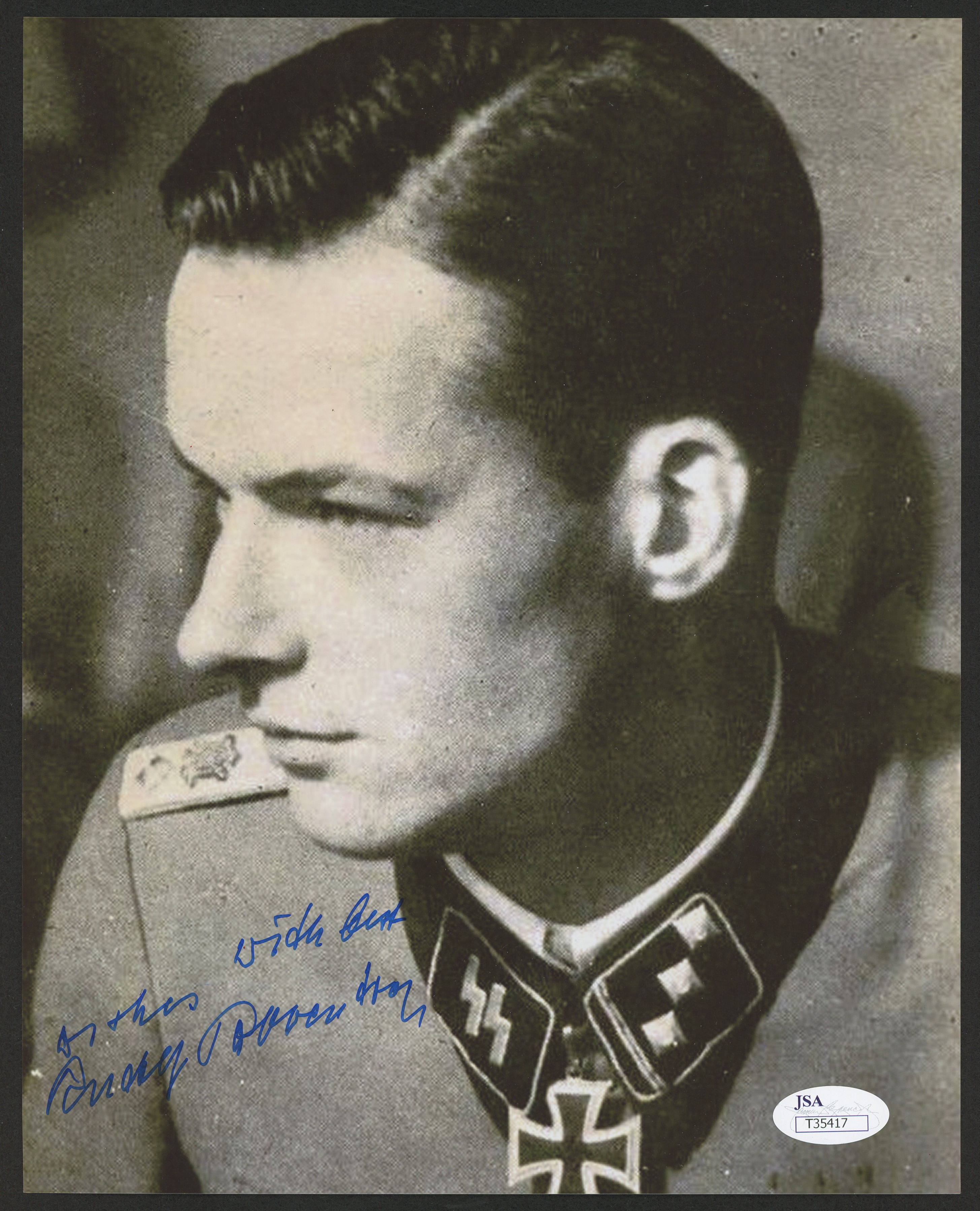 Rudolph von Ribbentrop Signed 8x10 Photo Inscribed "With Best Wishes ...