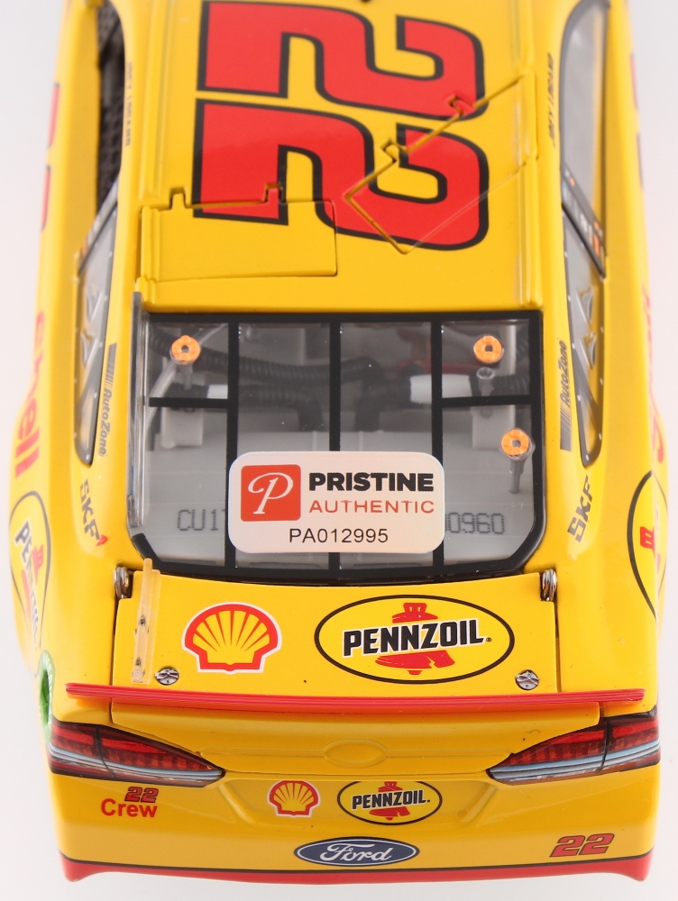 Joey Logano Signed NASCAR #22 Shell-Pennzoil 2017 Fusion 1:24 Limited ...