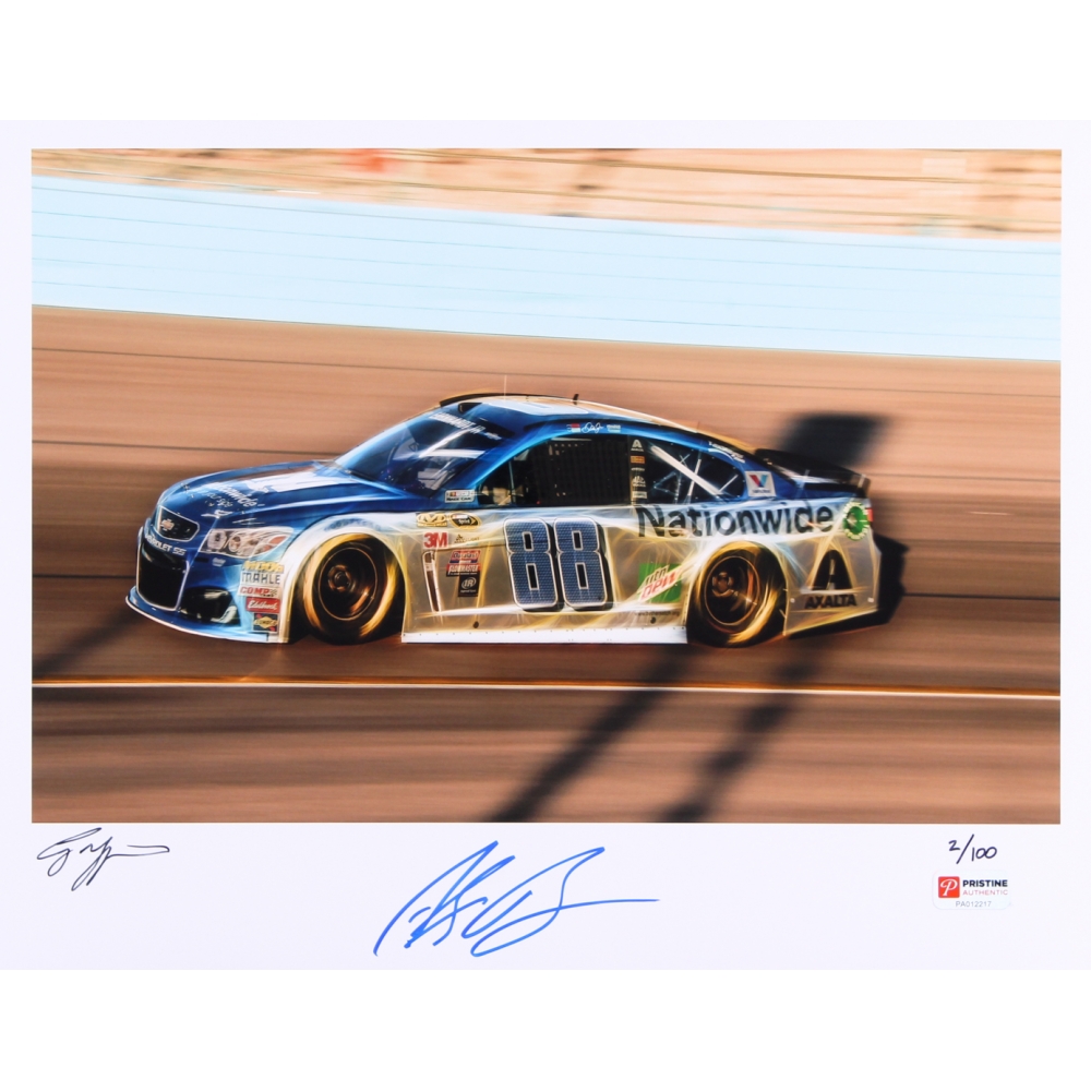 Alex Bowman Signed NASCAR #88 Limited Edition 11x14 Photo #/100 (PA COA ...
