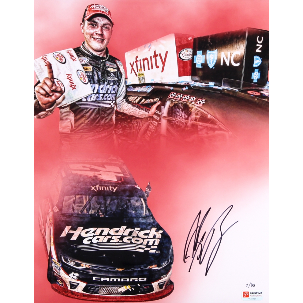 Alex Bowman Signed NASCAR "2017 Charlotte Win" Limited Edition 11x14 ...