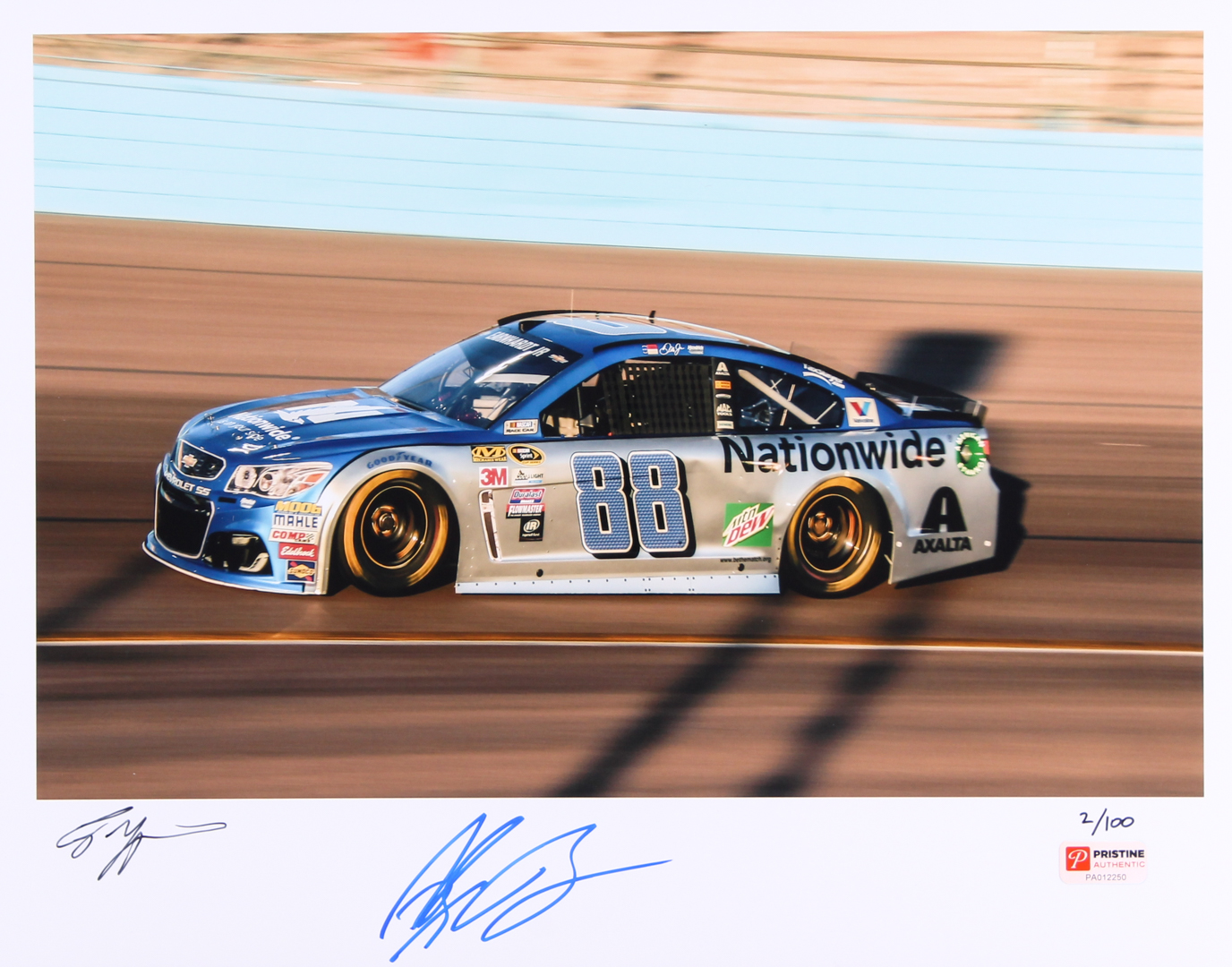 Alex Bowman Signed NASCAR #88 Limited Edition 11x14 Photo #/100 (PA COA ...