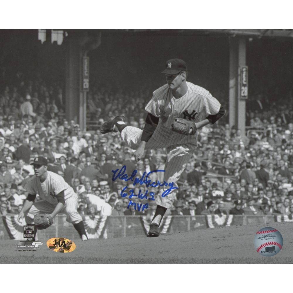 Ralph Terry Signed Yankees 8x10 Photo Inscribed "62 W.S. MVP" (MAB ...