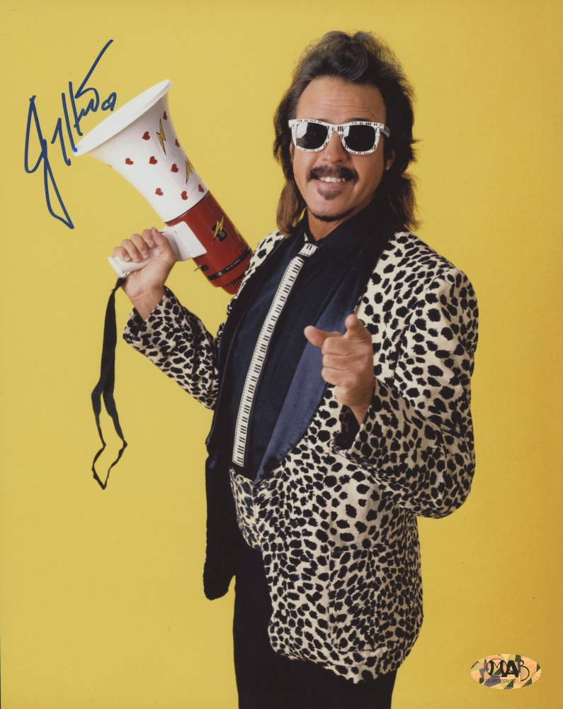 Jimmy Hart Signed 8x10 Photo (MAB Hologram) | Pristine Auction