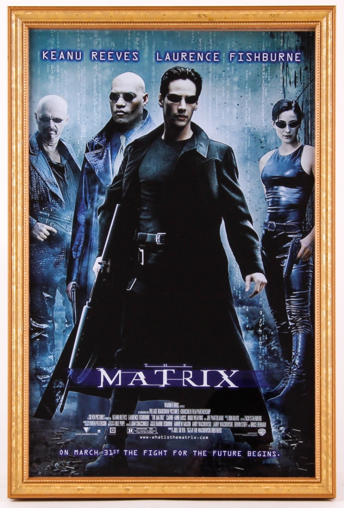 The Matrix 12x18 Custom Framed Movie Poster Display | Pristine Auction