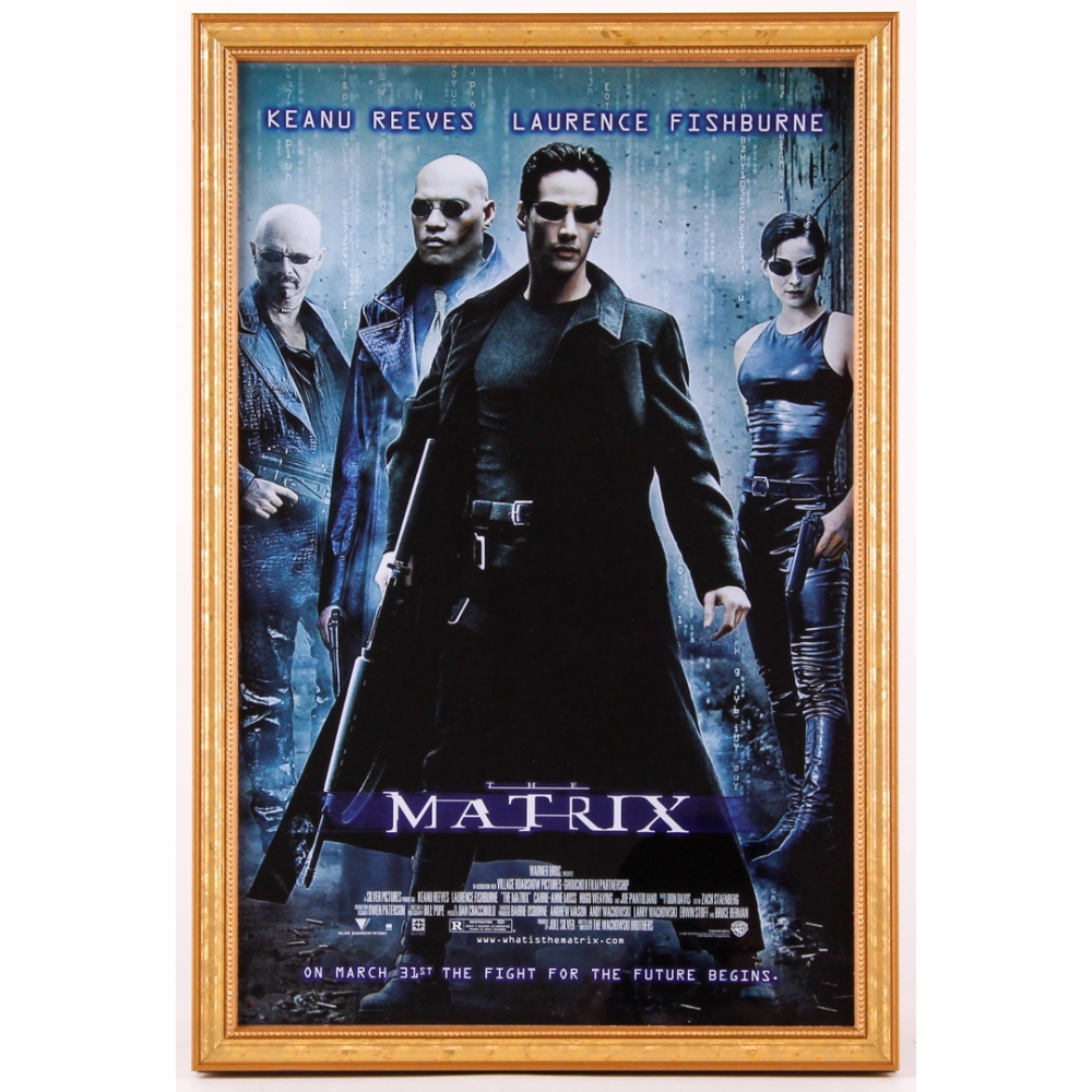 The Matrix 12x18 Custom Framed Movie Poster Display | Pristine Auction