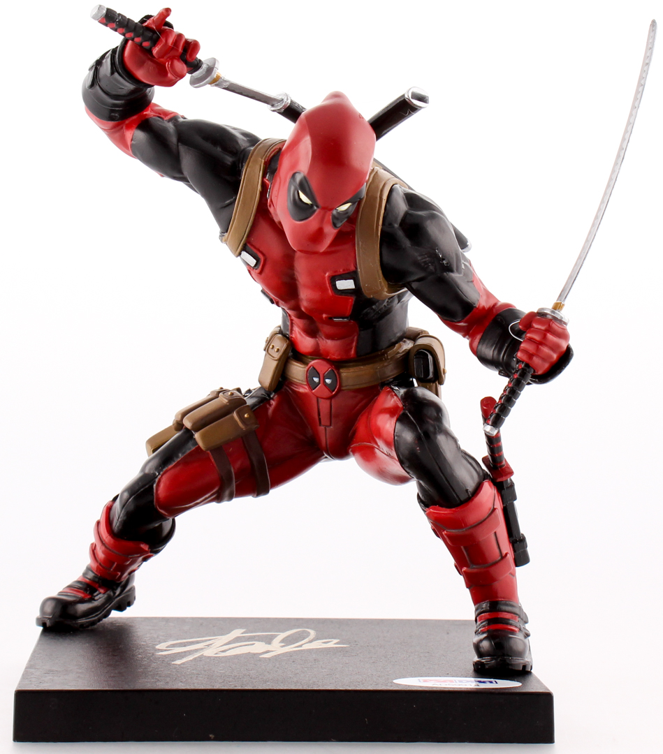 Stan Lee Signed Deadpool Marvel Now! ArtFX+ Kotobukiya Statue (PSA COA ...
