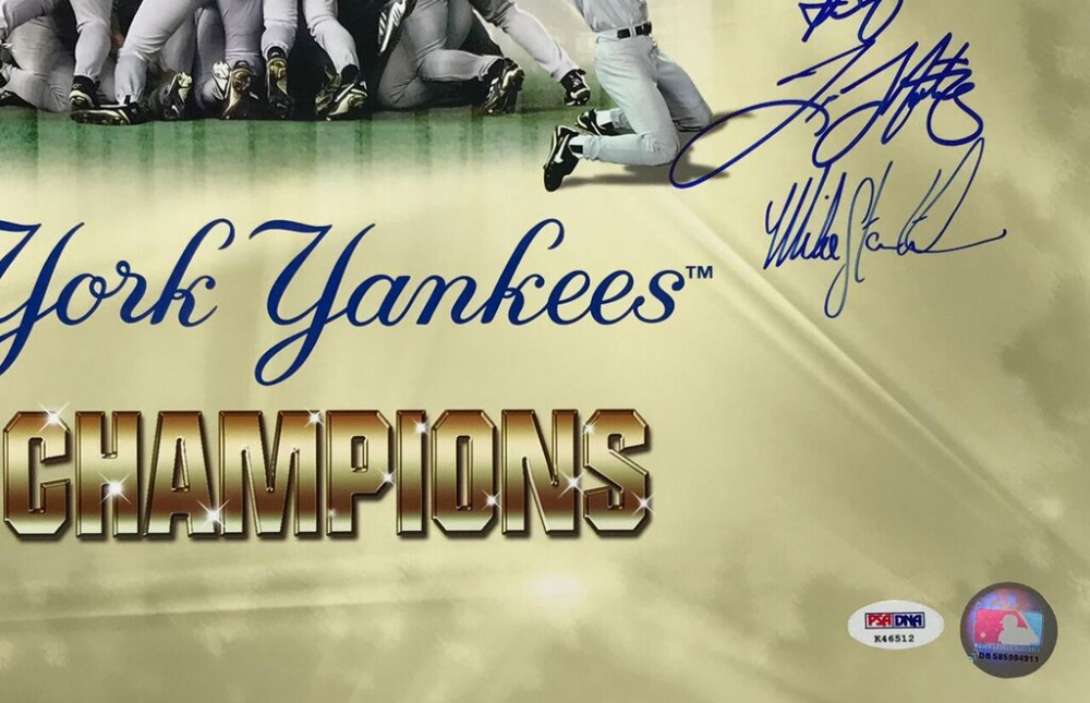 1998 New York Yankees World Series Champions 16x20 Photo Team-Signed by (23) with Tino Martinez ...