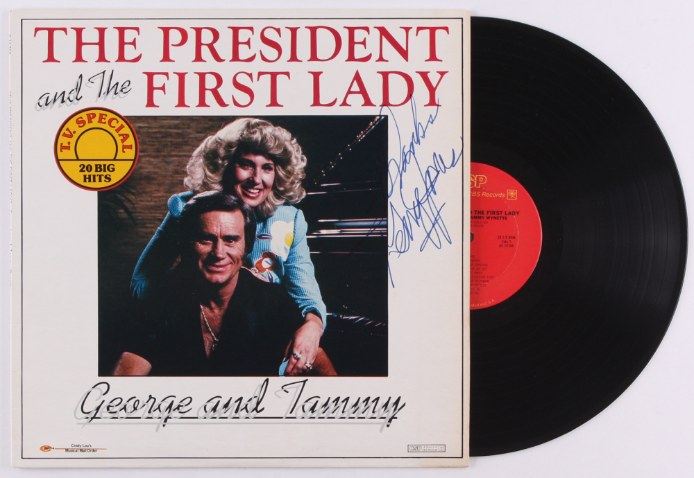 George Jones Signed George and Tammy "The President and the First Lady ...