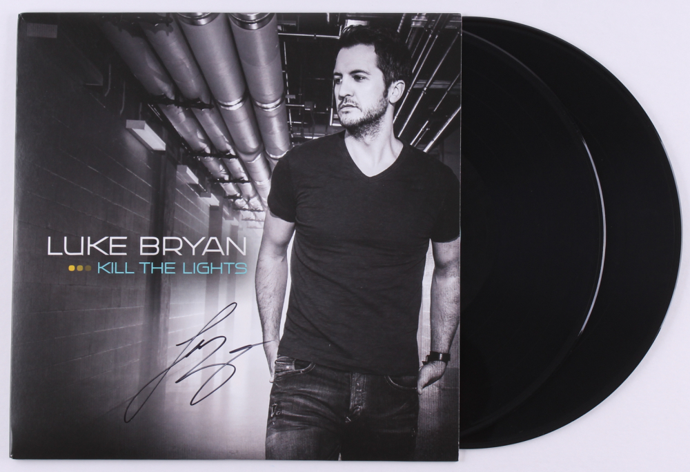 Luke Bryan Signed "Kill the Lights" Vinyl Record Album (JSA COA ...