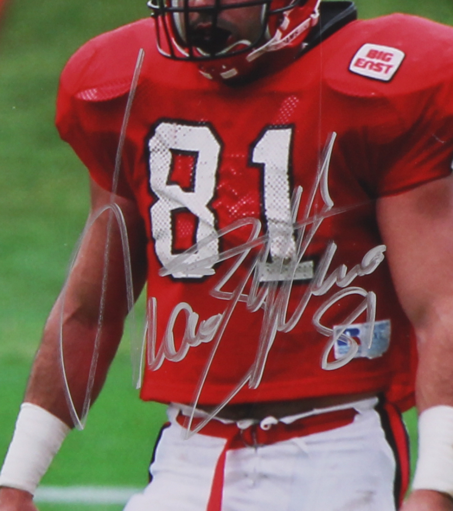Marco Battaglia, Clark Harris & L.J. Smith Signed Rutgers University LE ...