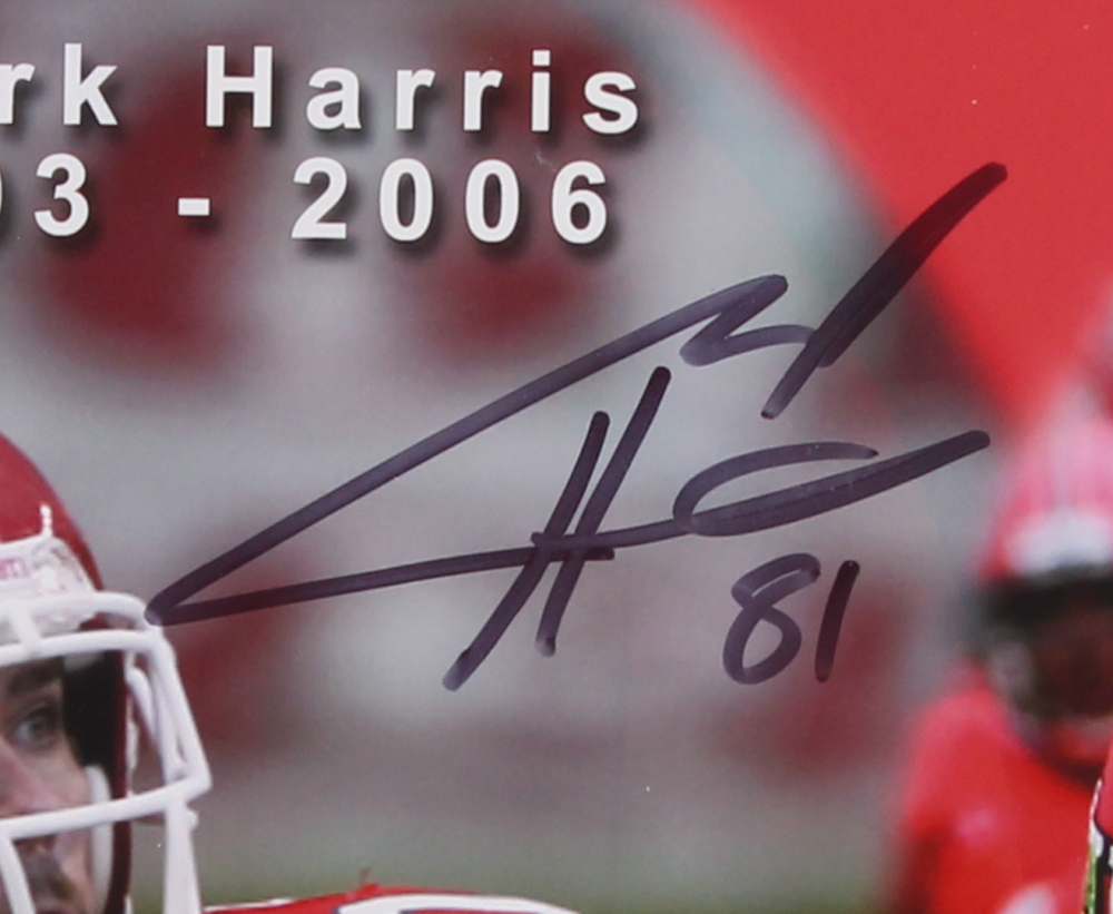 Marco Battaglia, Clark Harris & L.J. Smith Signed Rutgers University LE ...