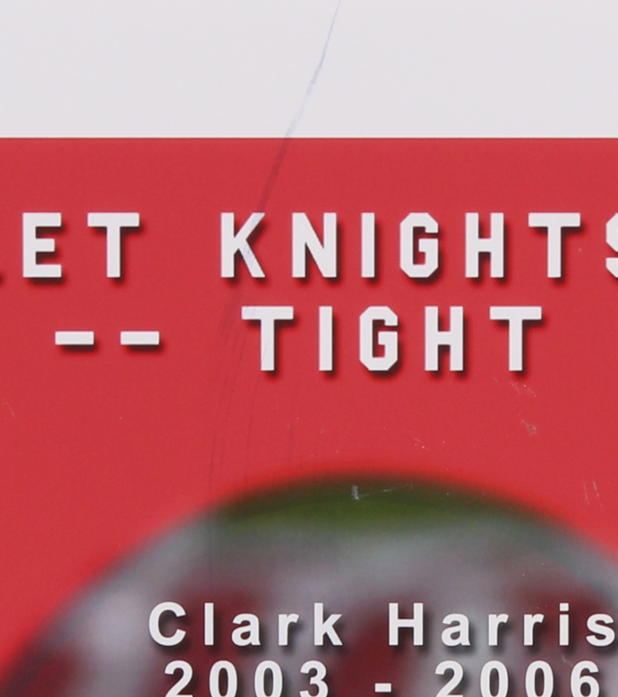 Marco Battaglia, Clark Harris & L.J. Smith Signed Rutgers University LE ...
