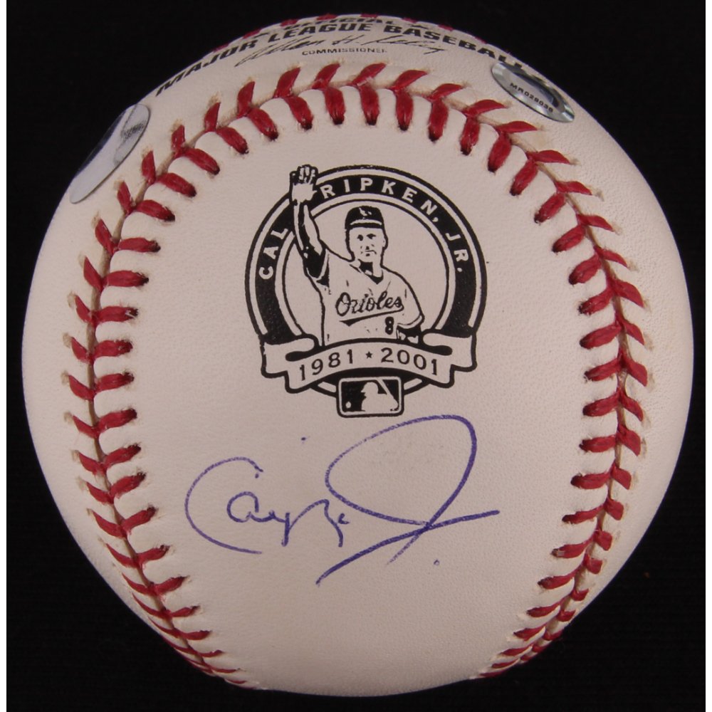 Cal Ripken Jr. Signed Commemorative OML Logo Baseball (MLB Hologram ...