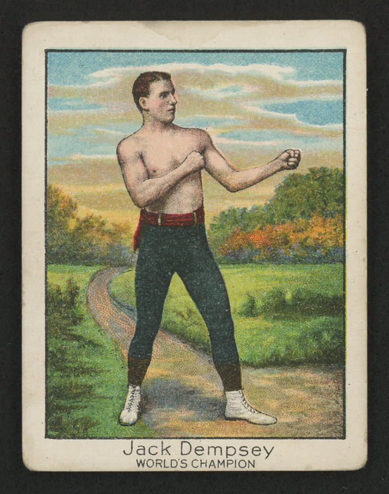 1910 Mecca Cigarettes Boxing White Border Jack Dempsey #11 | Pristine ...