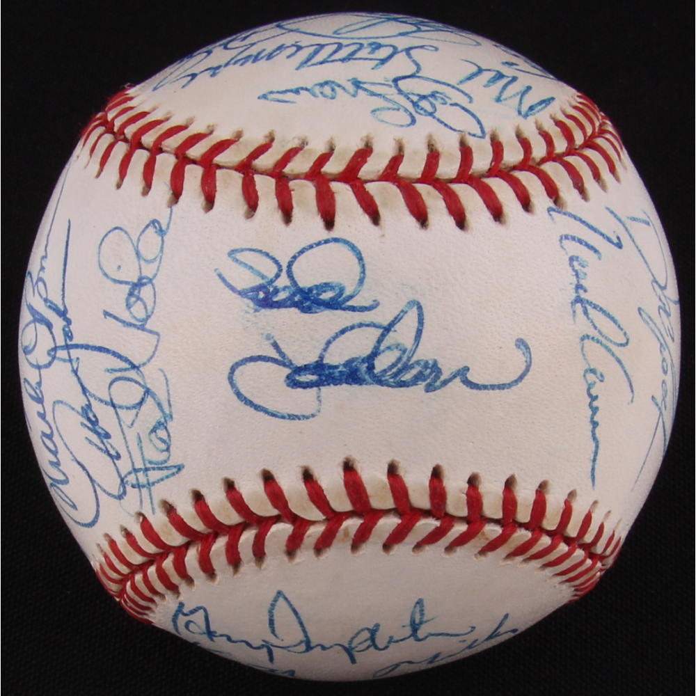 1991 New York Mets ONL Multi-Signed Baseball with (26) Signatures ...