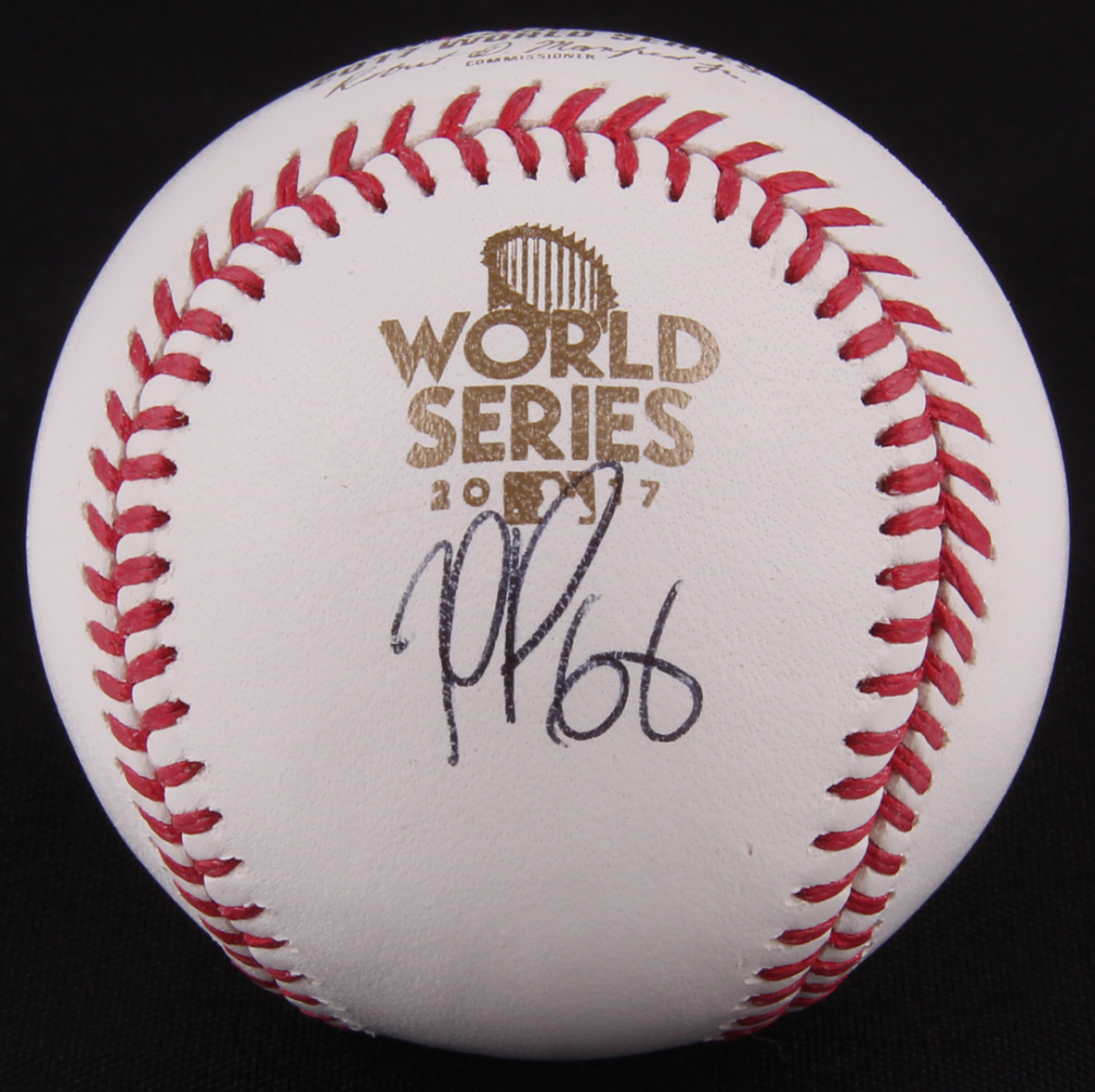 Yasiel Puig Signed 2017 World Series OML Logo Baseball (PSA COA ...