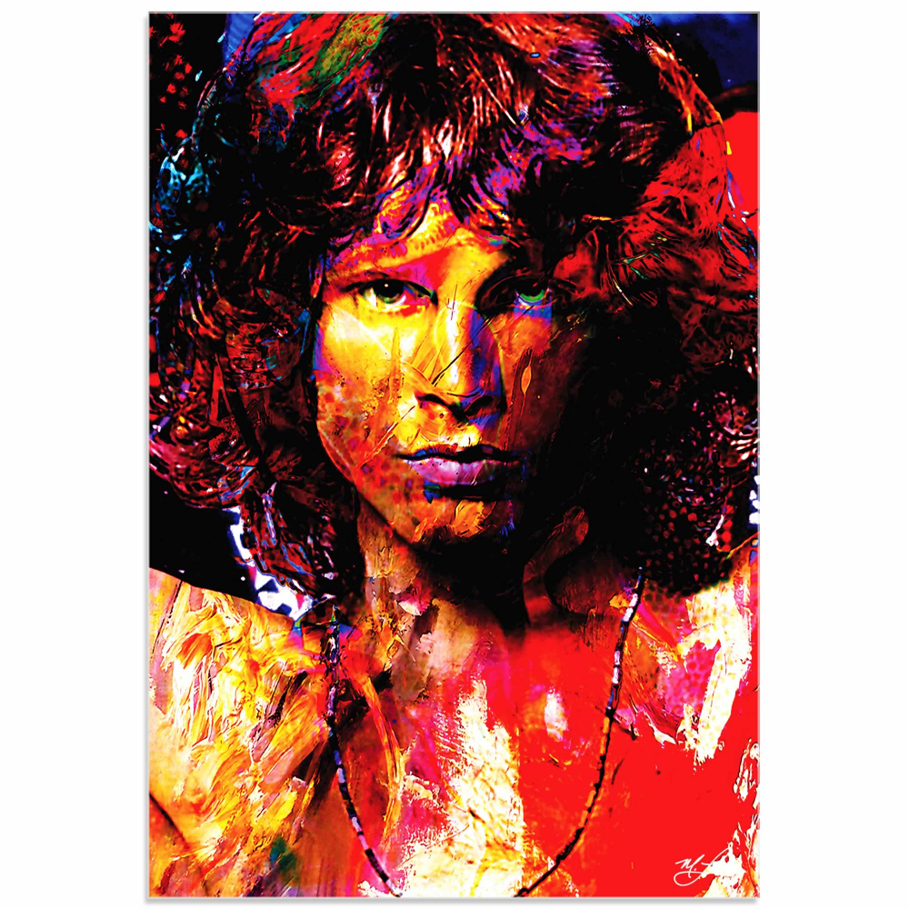 "Jim Morrison Window of My Soul" 22x32 LE Contemporary Pop Art Giclee ...