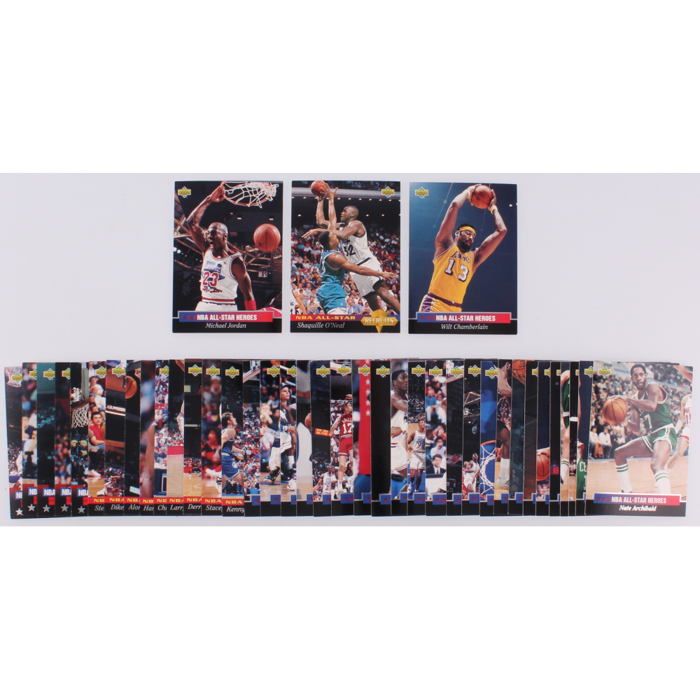 1993 Upper Deck NBA All-Star Complete Set of (40) Basketball Cards with ...