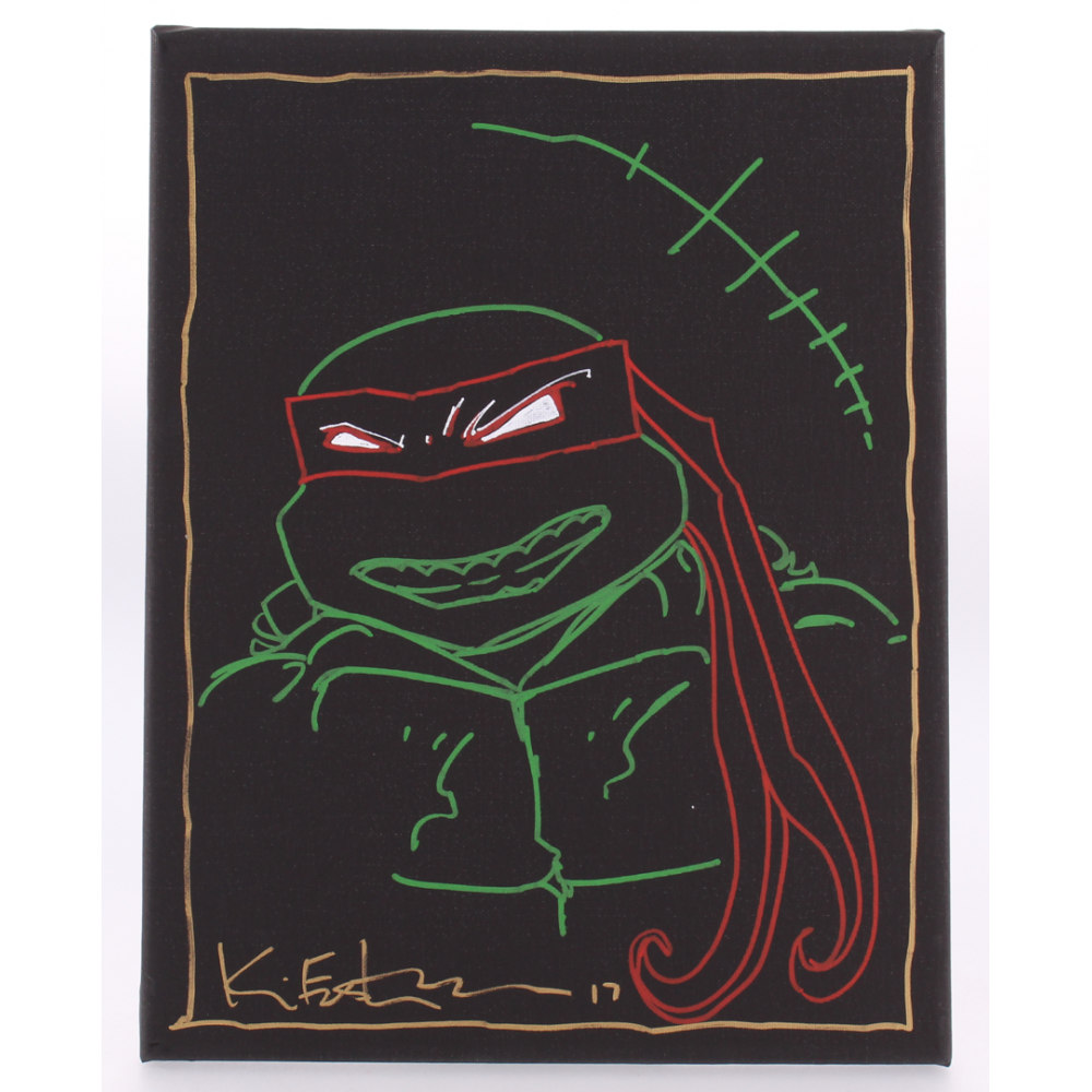 Kevin Eastman Teenage Mutant Ninja Turtles "Raphael" Signed Original ...